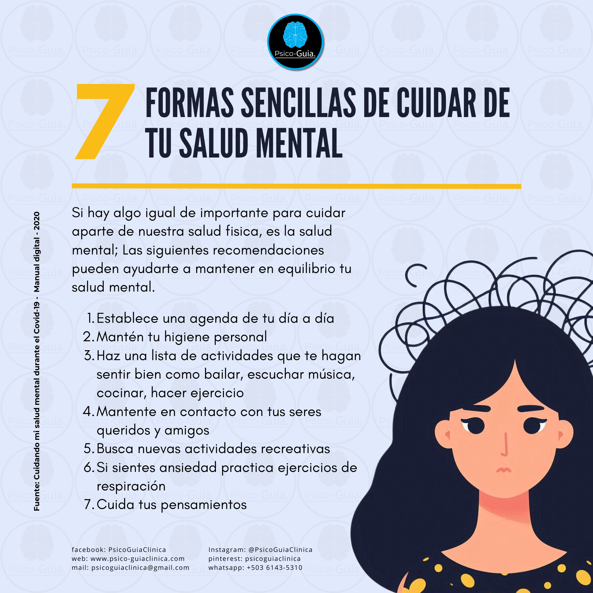 ⭐️ 7 Formas sencillas de cuidar de tu Salud mental - Psico-Guia