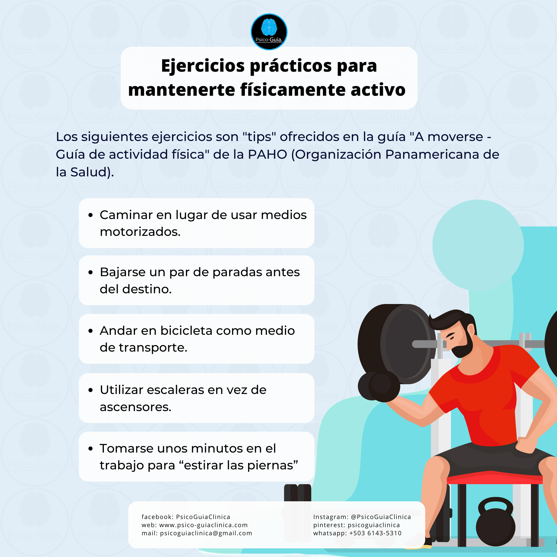 💪 9 ejercicios prácticos para mantenerte físicamente activo - Psico-Guia