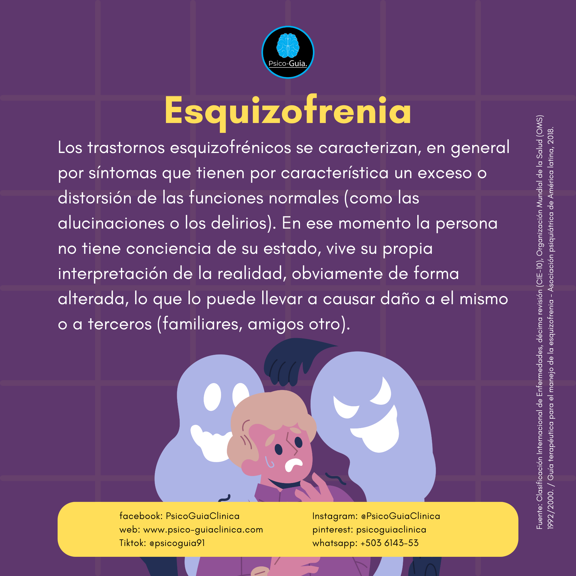 Esquizofrenia y sus síntomas - Psico-Guia 🤯