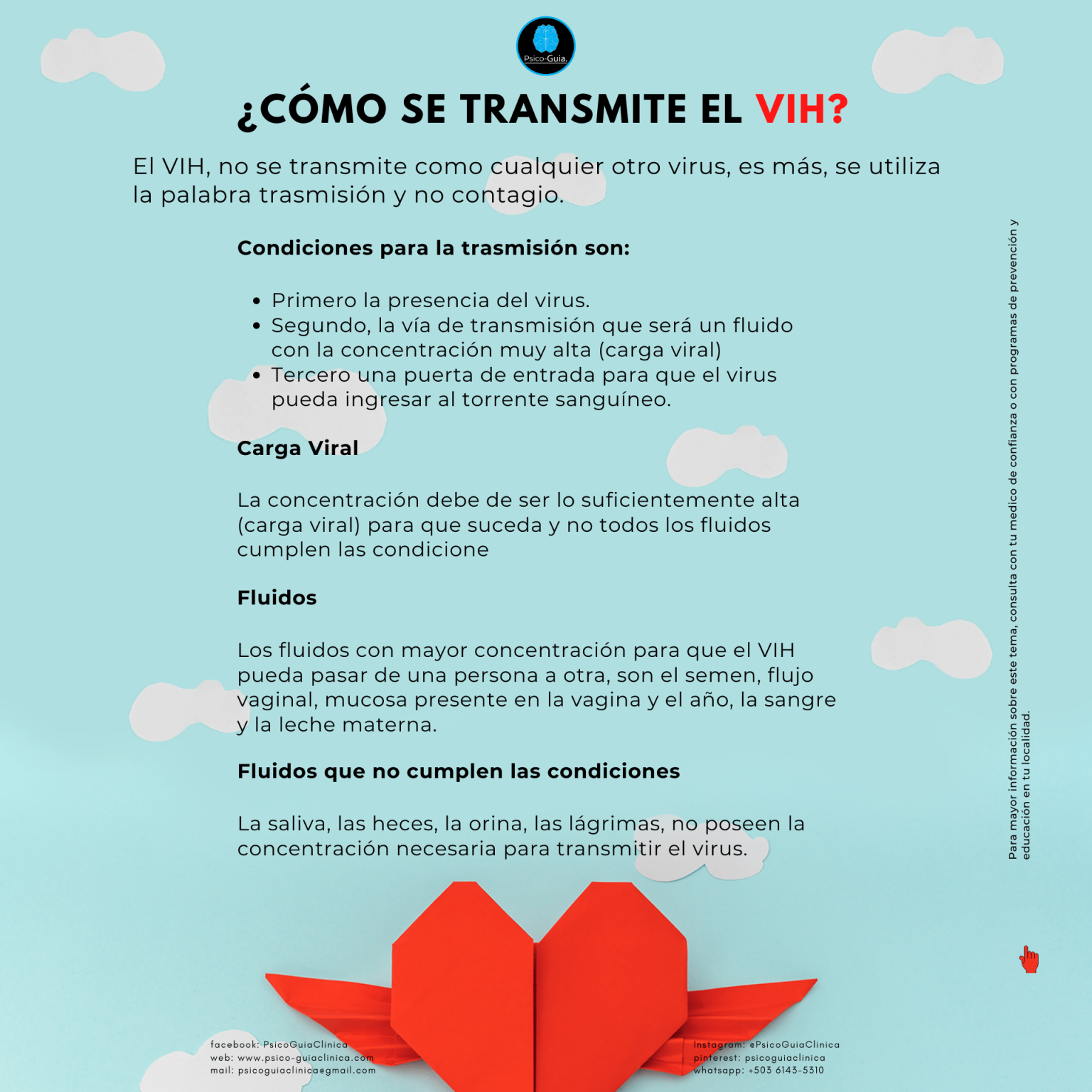💉¿Cómo se transmite el VIH? - Psico-Guia