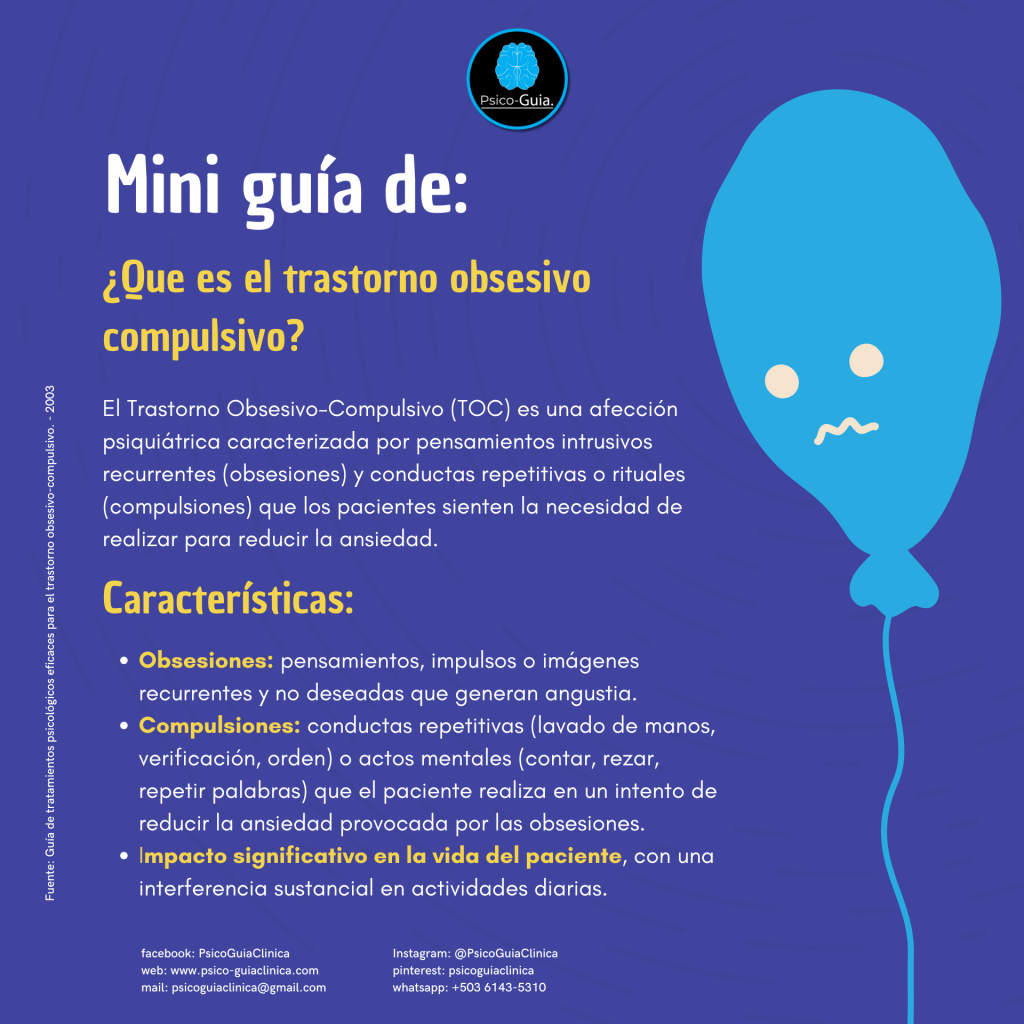 Mini guía de tratamiento psicológico eficaz para el trastorno obsesivo ...